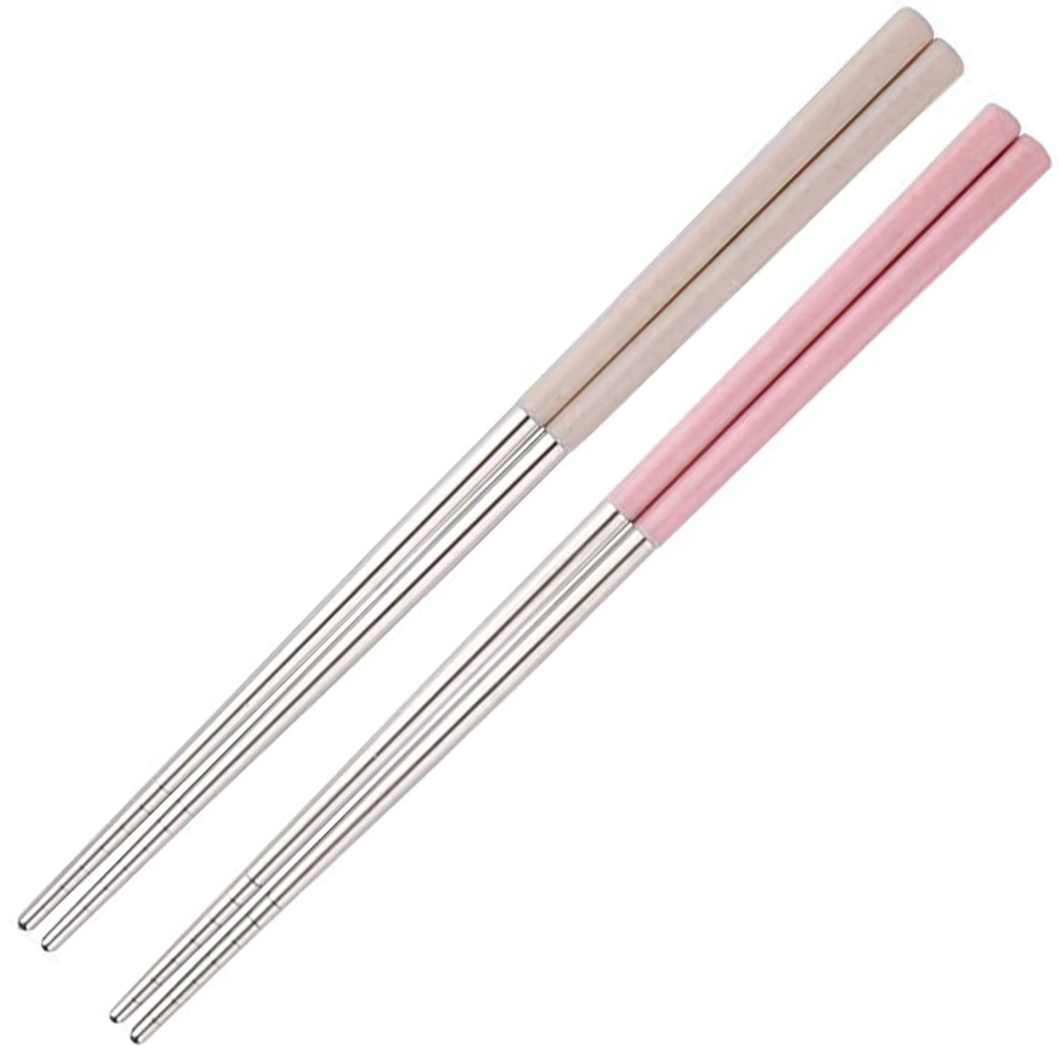 DOCAT Metal Chopsticks Lightweight Stainless Steel Reusable Chopsticks ...
