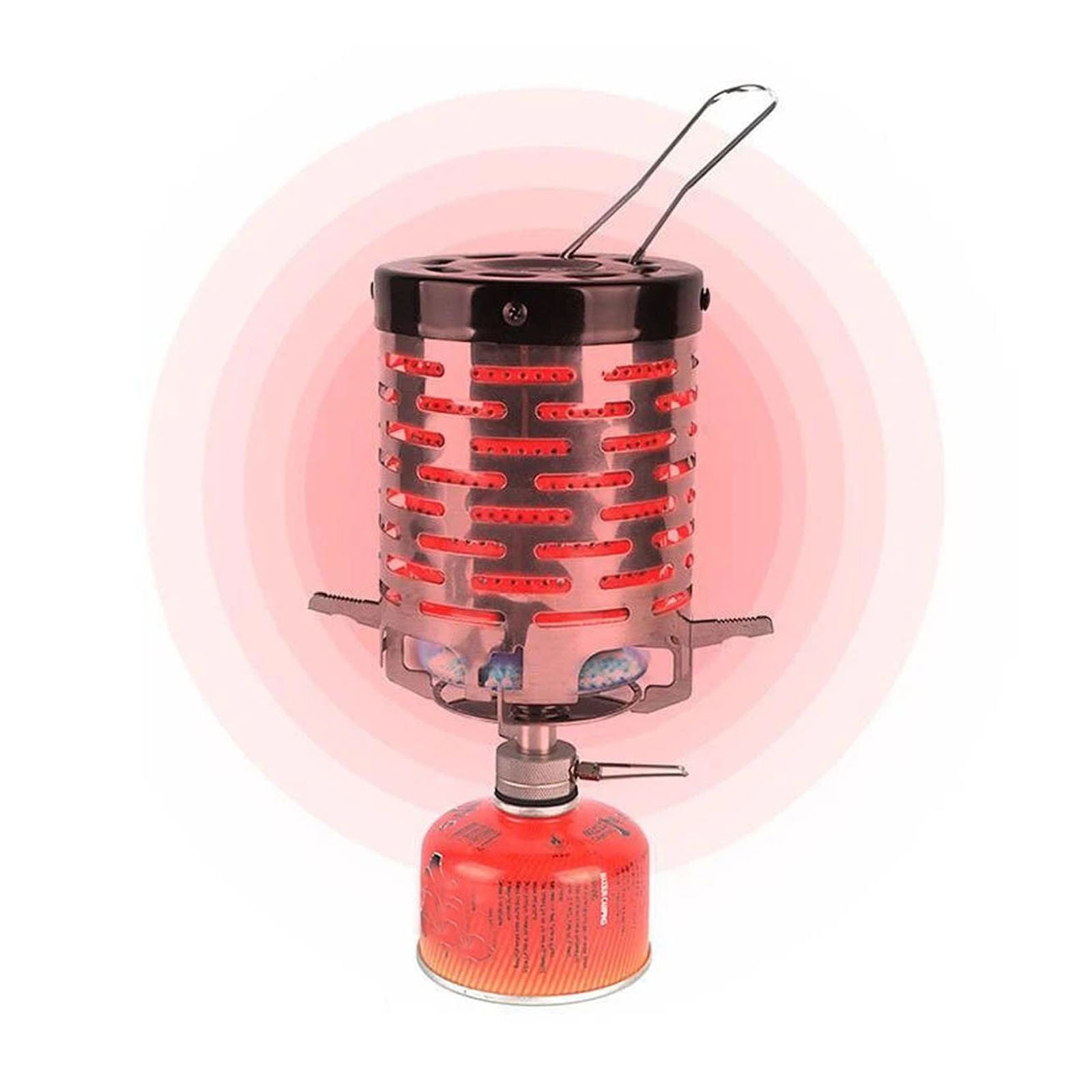 DOCLAKE Camping Mini Heater Stainless Steel Camping Stove Tent Heating ...