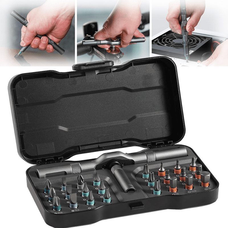 DOCRELD 24 in 1 magnetic ratchet screwdriver set,screwdriver set ...