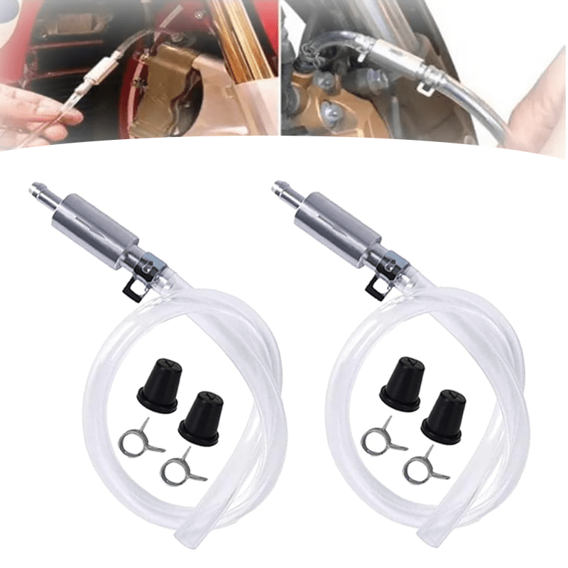 DOCRELD Brake Bleeder Hose, One Way Check Valve Tube Bleeding Tool Kit ...