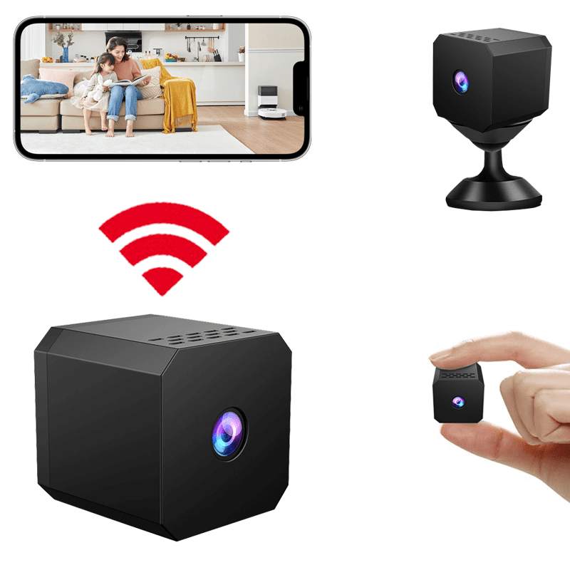 DOCRELD Wireless High-Definition Night Vision Monitoring Camera, Small ...