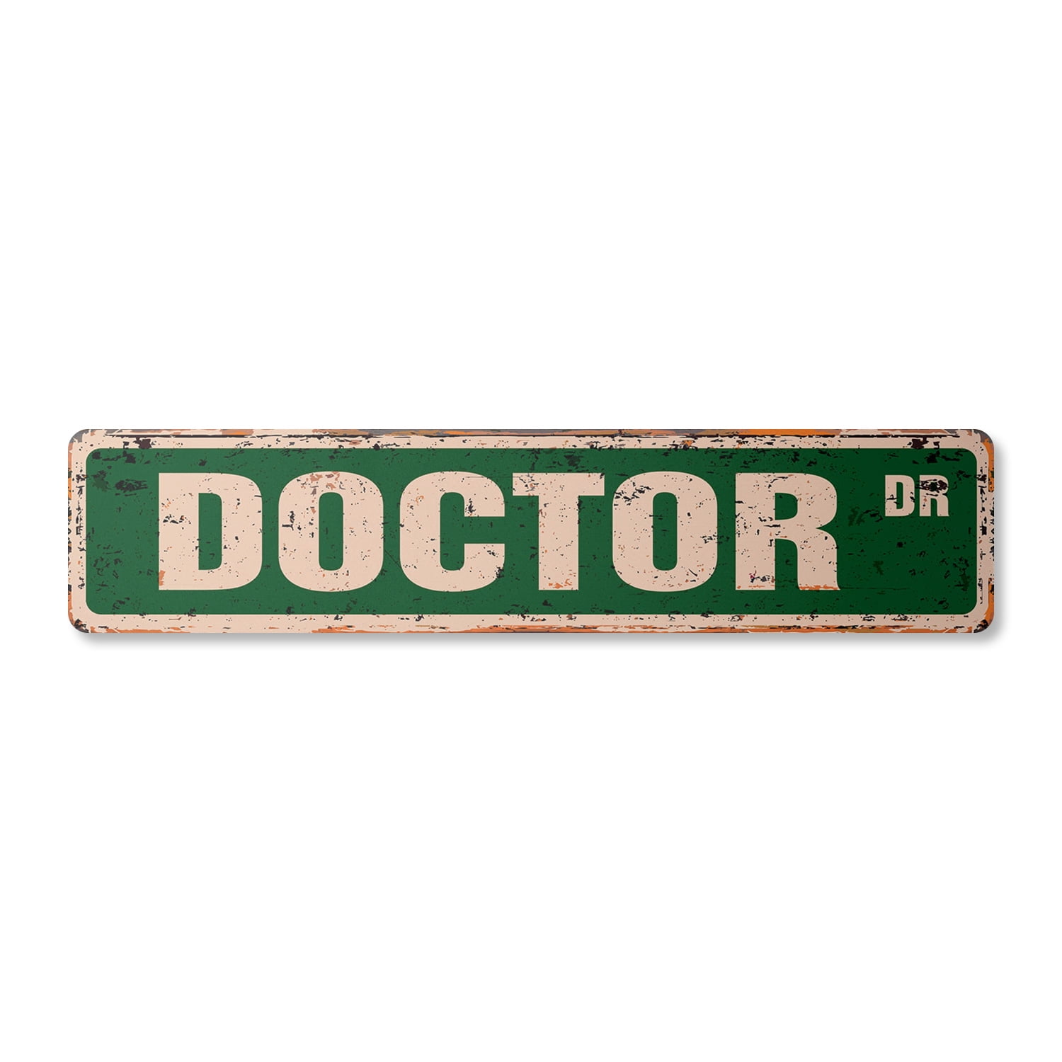 DOCTOR Vintage Aluminum Street Sign health medical hospital surgeon ...