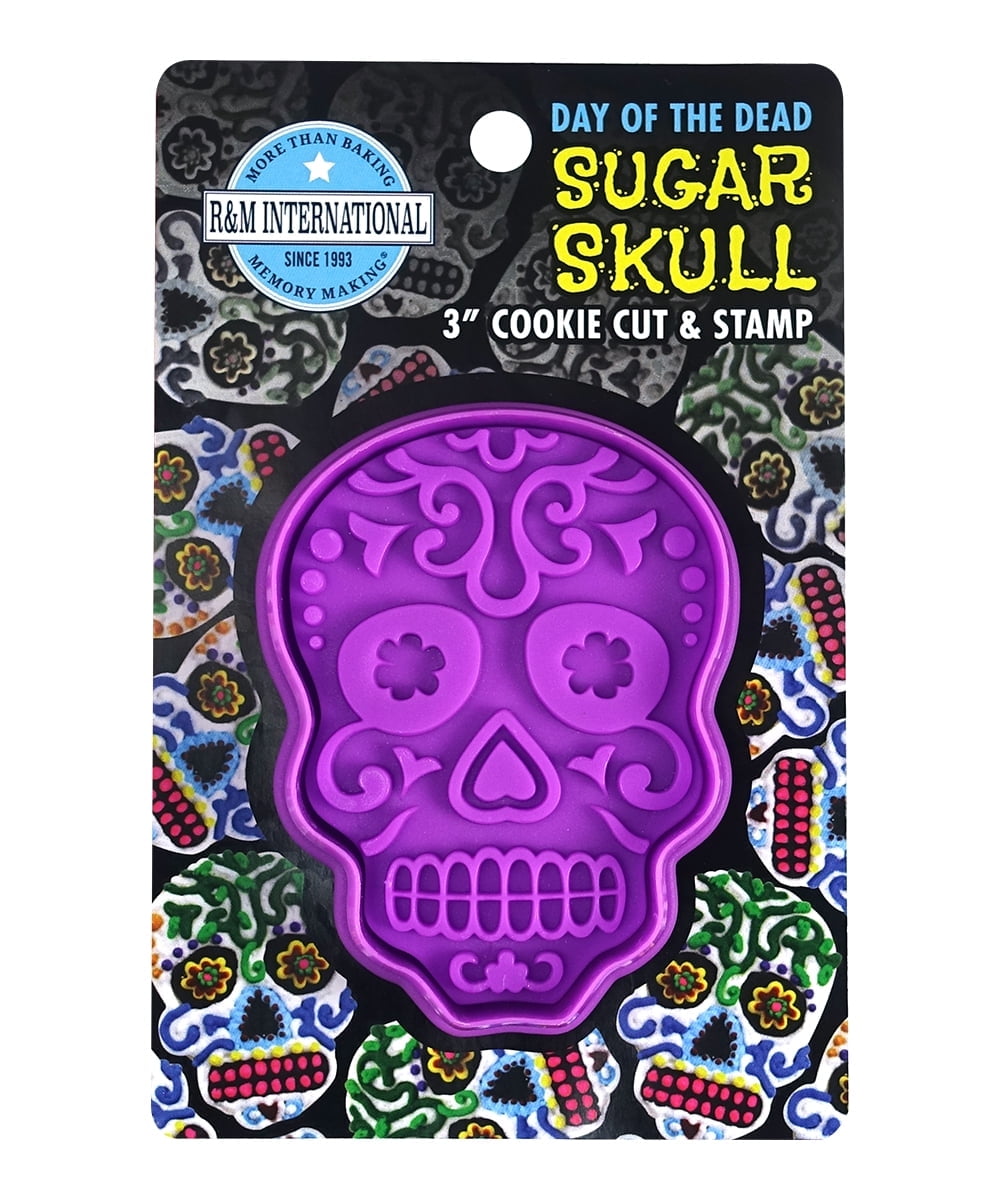 DOD SUGAR SKULL CUT & STAMP 3" - Walmart.com
