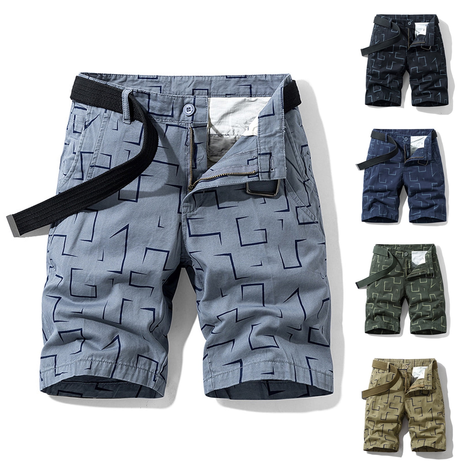 DODADAWANJ Cargo Shorts for Men Summer Tactical Athletic Shorts ...