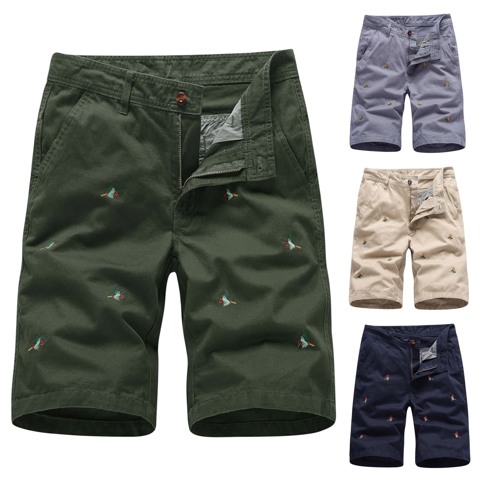 DODADAWANJ Men's Cargo Shorts with Multi Pockets Summer Tactical Work ...
