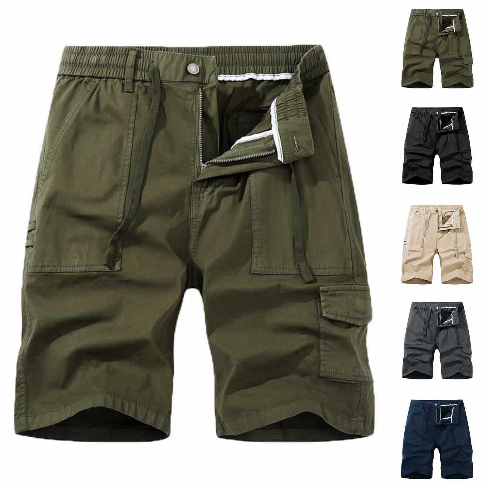 DODADAWANJ Mens Cargo Shorts Big and Tall Summer Tactical Athletic ...