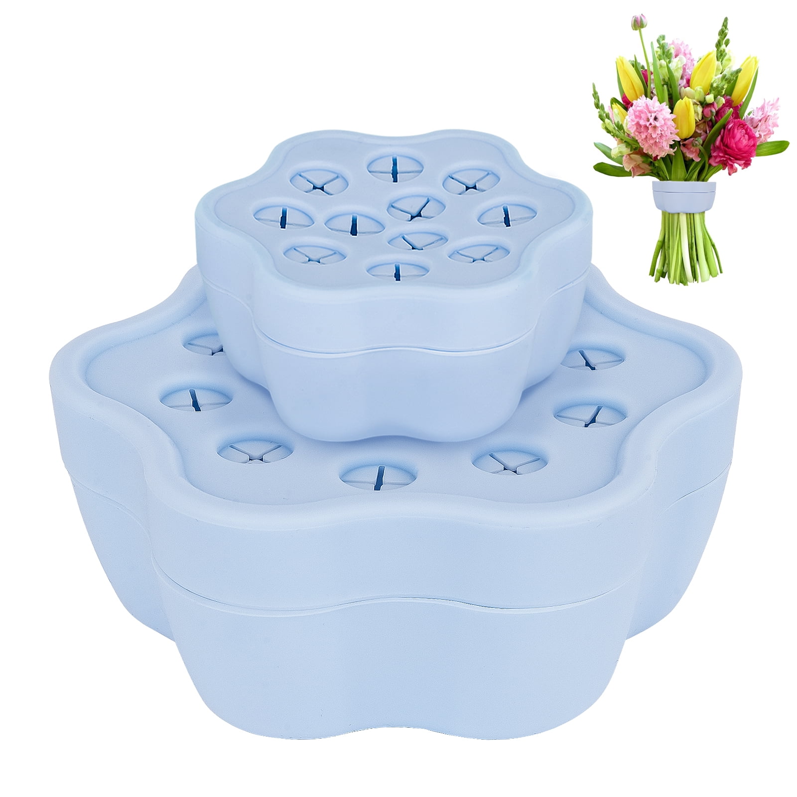 DODAMOUR 2 Pack Silicone Ikebana Stem Holder, DIY Bouquet Twister for ...