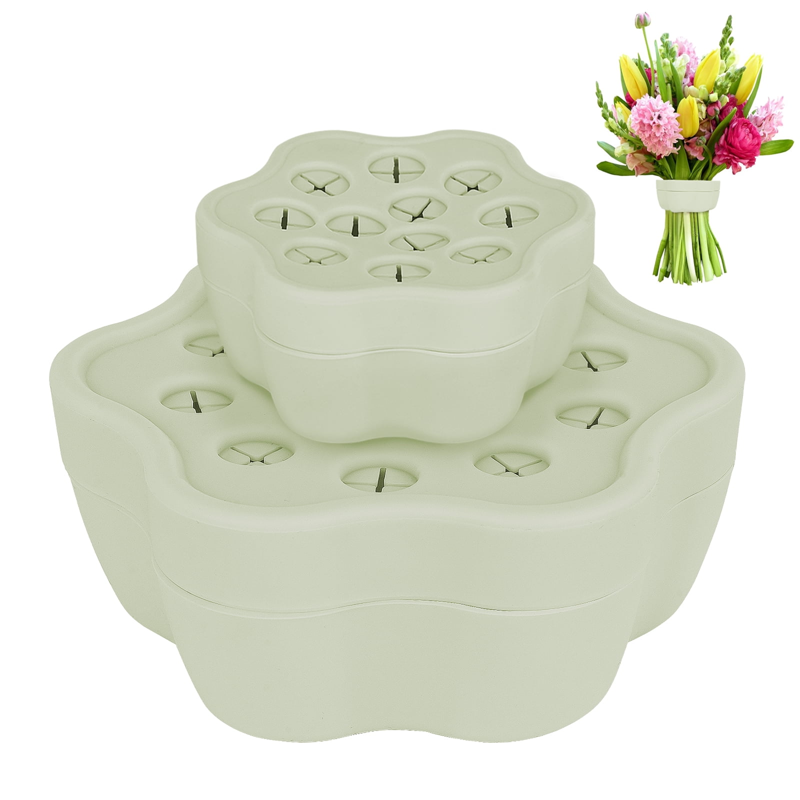 DODAMOUR 2 Pack Silicone Ikebana Stem Holder, DIY Bouquet Twister for ...