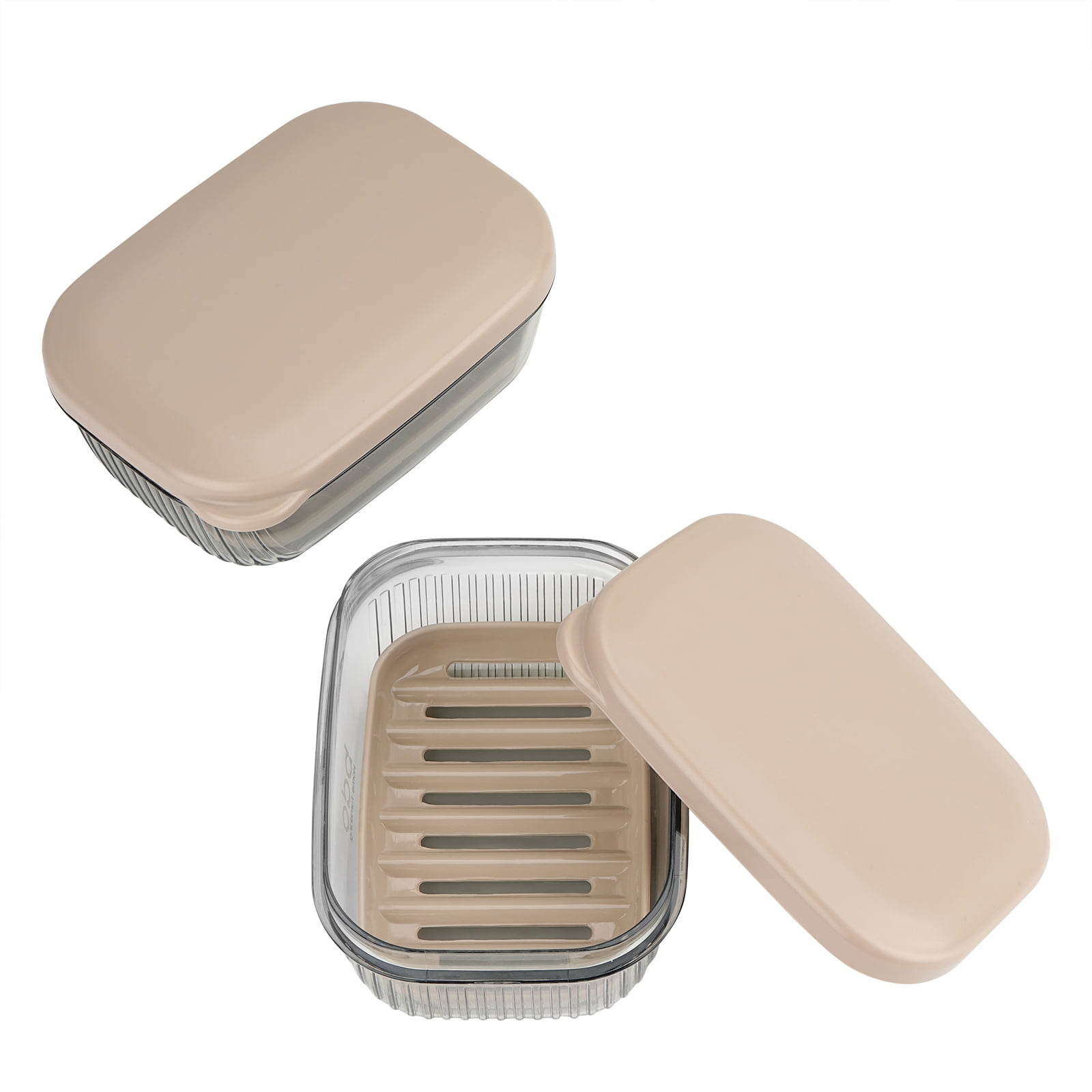 DODAMOUR 2 Pack Travel Soap Container, Leakproof Bar Soap Holder with ...