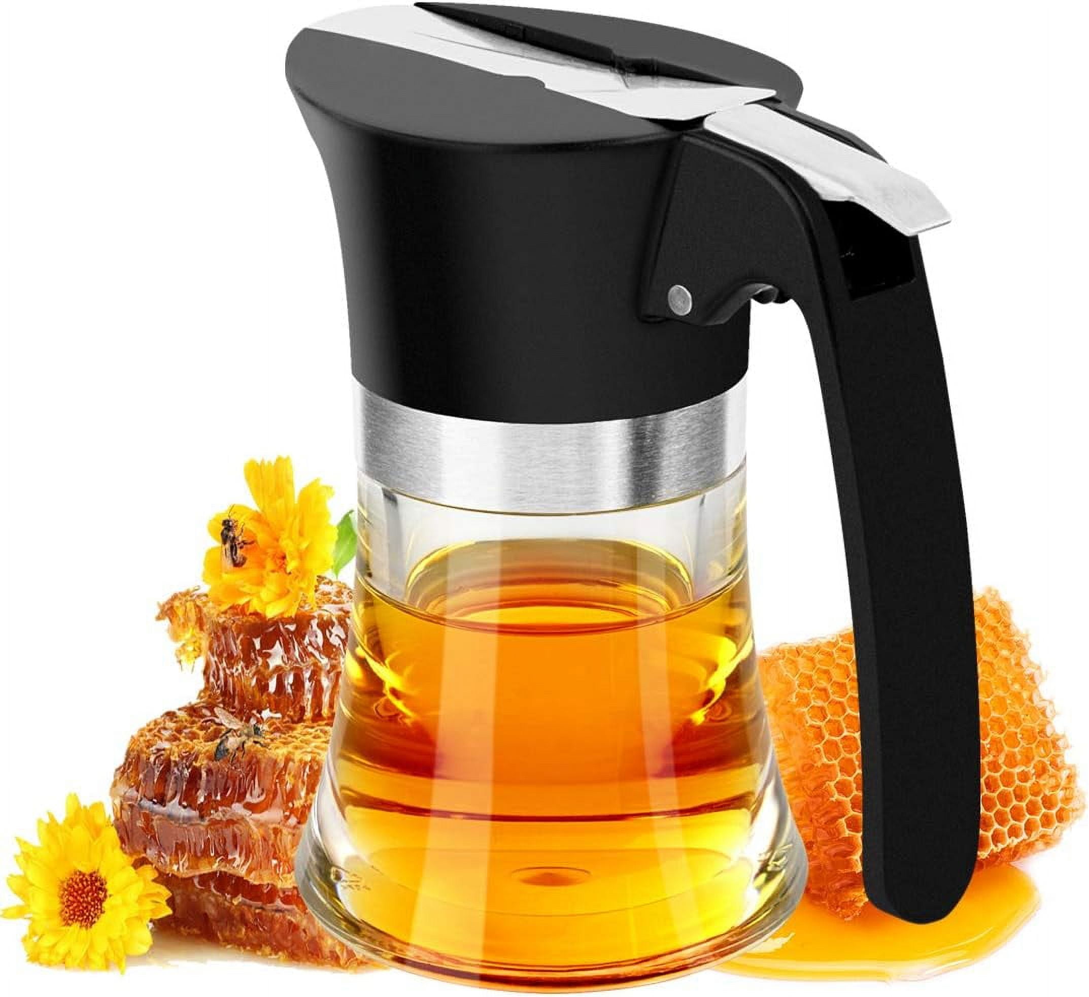 DODAMOUR 3.38 Oz Syrup Pump Bottle, Acrylic Pancake Pourer, Honey and ...