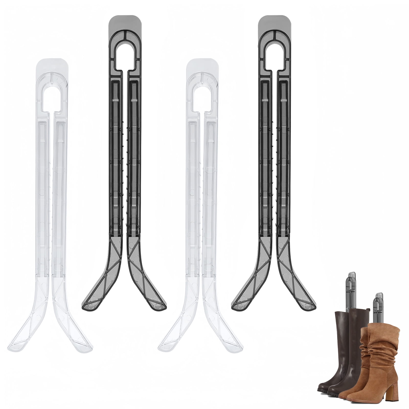 DODAMOUR Boot Shapers Stand for Tall Boots, Adjustable Plastic Boot ...