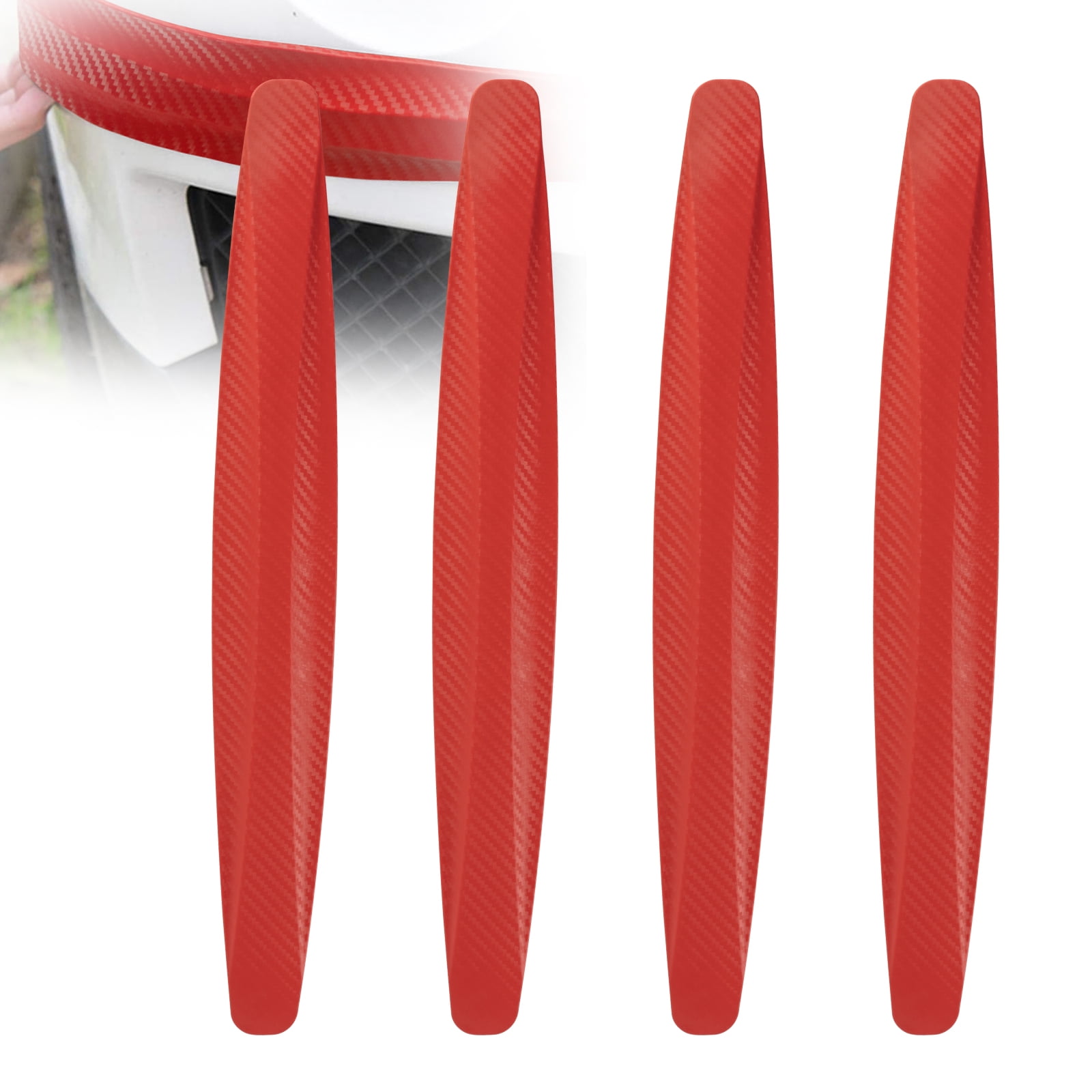 DODAMOUR 4 Pack Car Rubber Bumper Anti Collision Strips, Front and Back ...