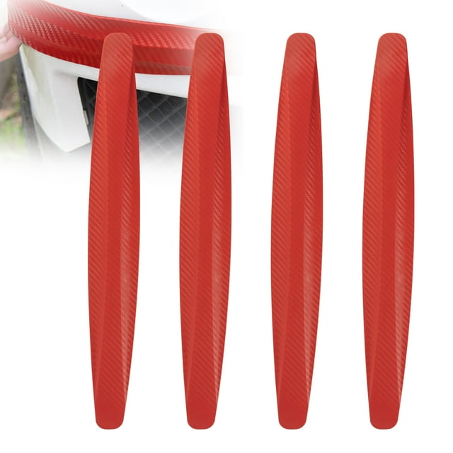 DODAMOUR 4 Pack Car Rubber Bumper Anti Collision Strips, Front and Back ...