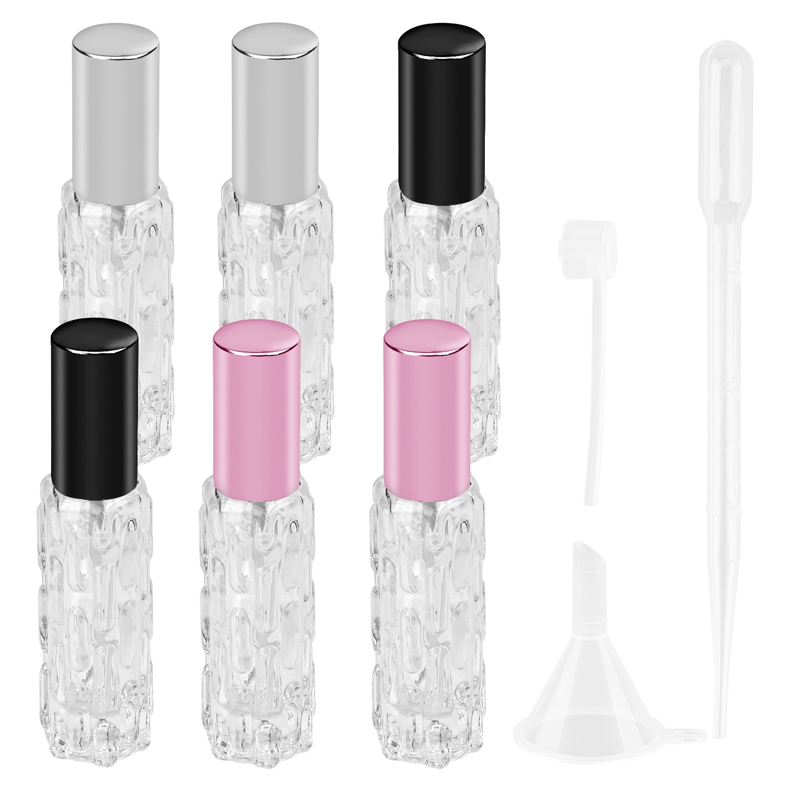 DODAMOUR 6 Pack 15ml Glass Perfume Spray Bottles, Portable Travel ...