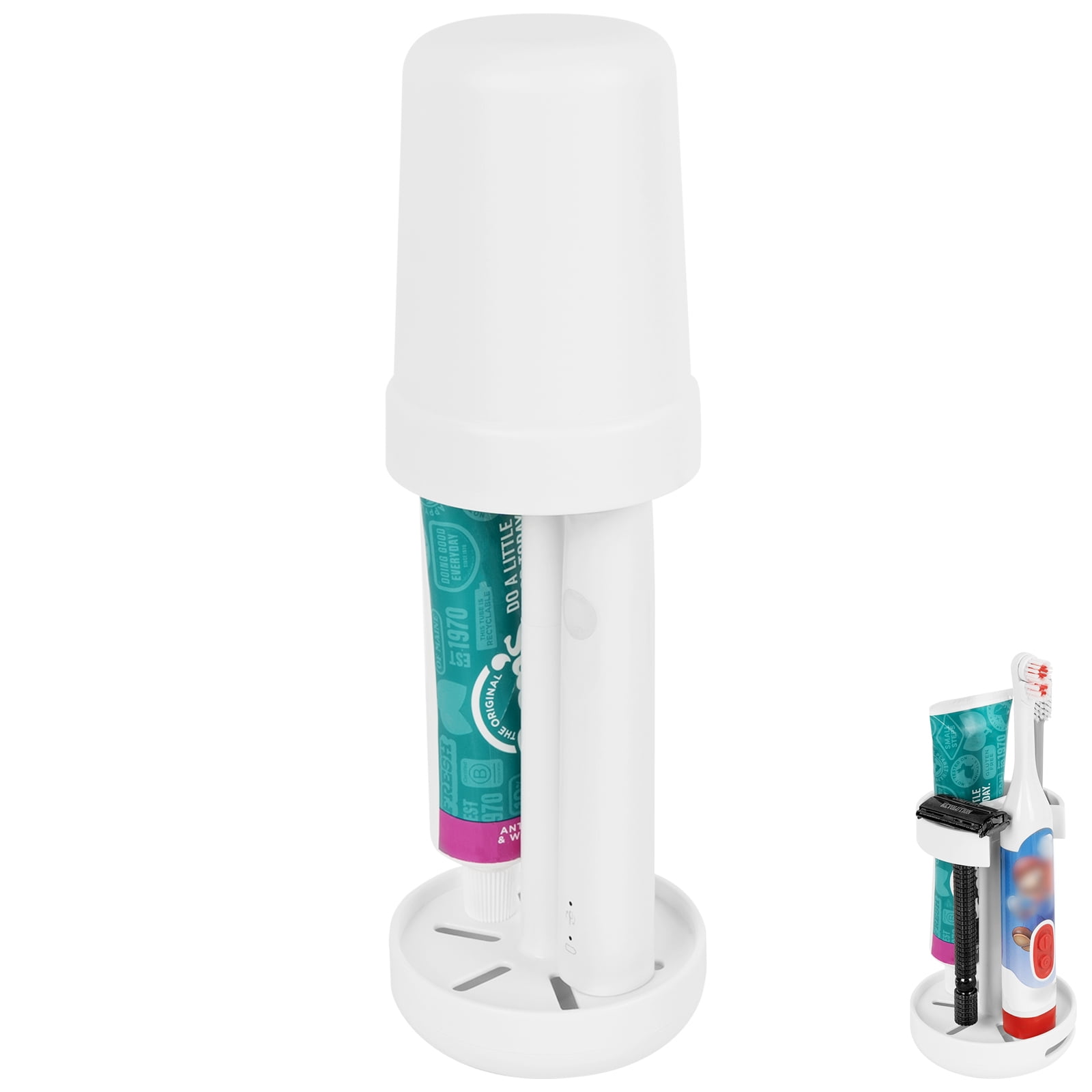 DODAMOUR Adjustable Toothpaste and Toothbrush Holder, Electric ...