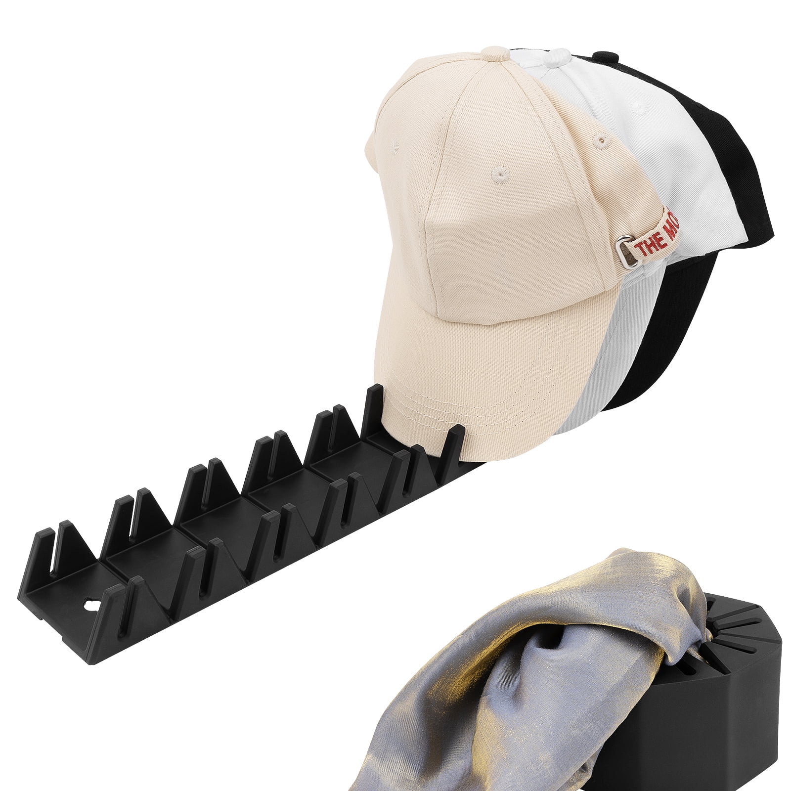 DODAMOUR Hat Stand for Baseball Caps, Foldable Silicone Hat Rack for 8 ...
