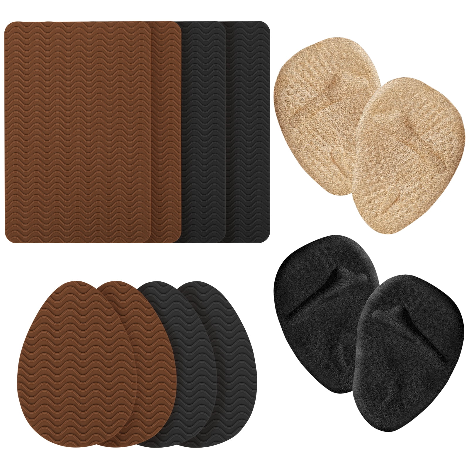 DODAMOUR Metatarsal Foot Pads and Non Slip Shoe Pads Set, Silicone Ball ...