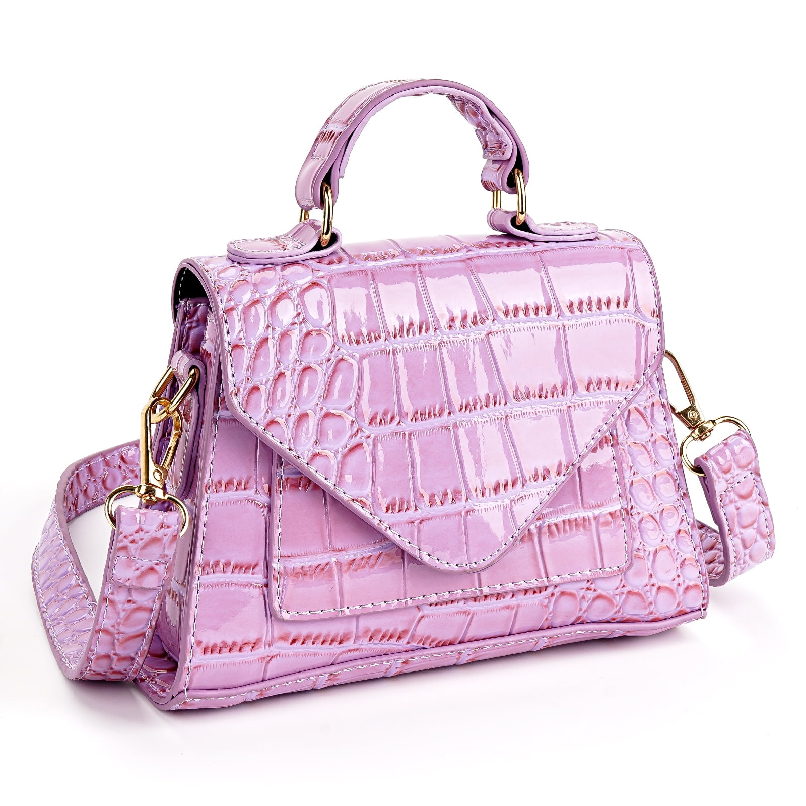 DODAMOUR Mini Crocodile Pattern Crossbody Bag, Handbags for Women ...