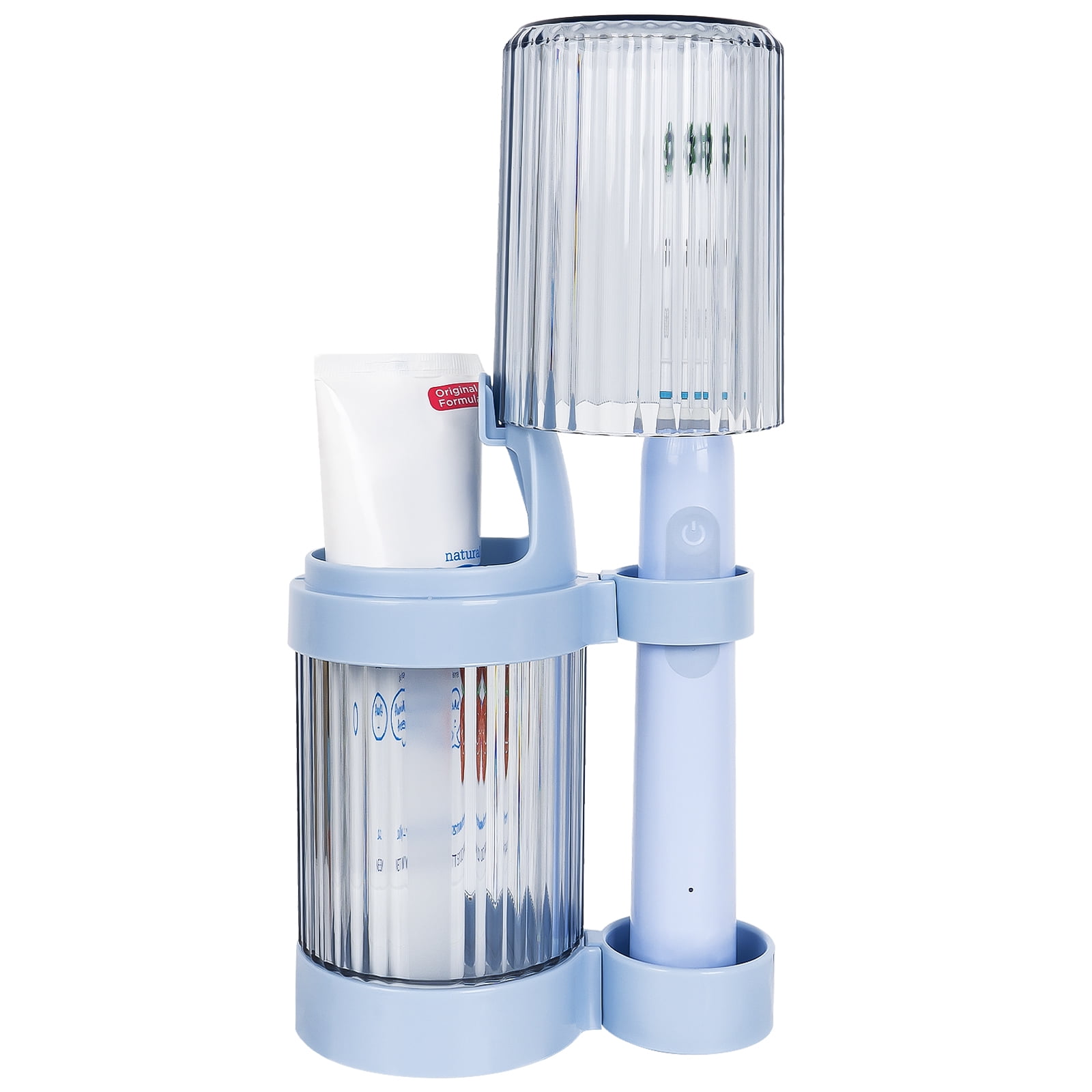 DODAMOUR Toothbrush Holder with Cup for Bathrooms, Plastic Electric ...