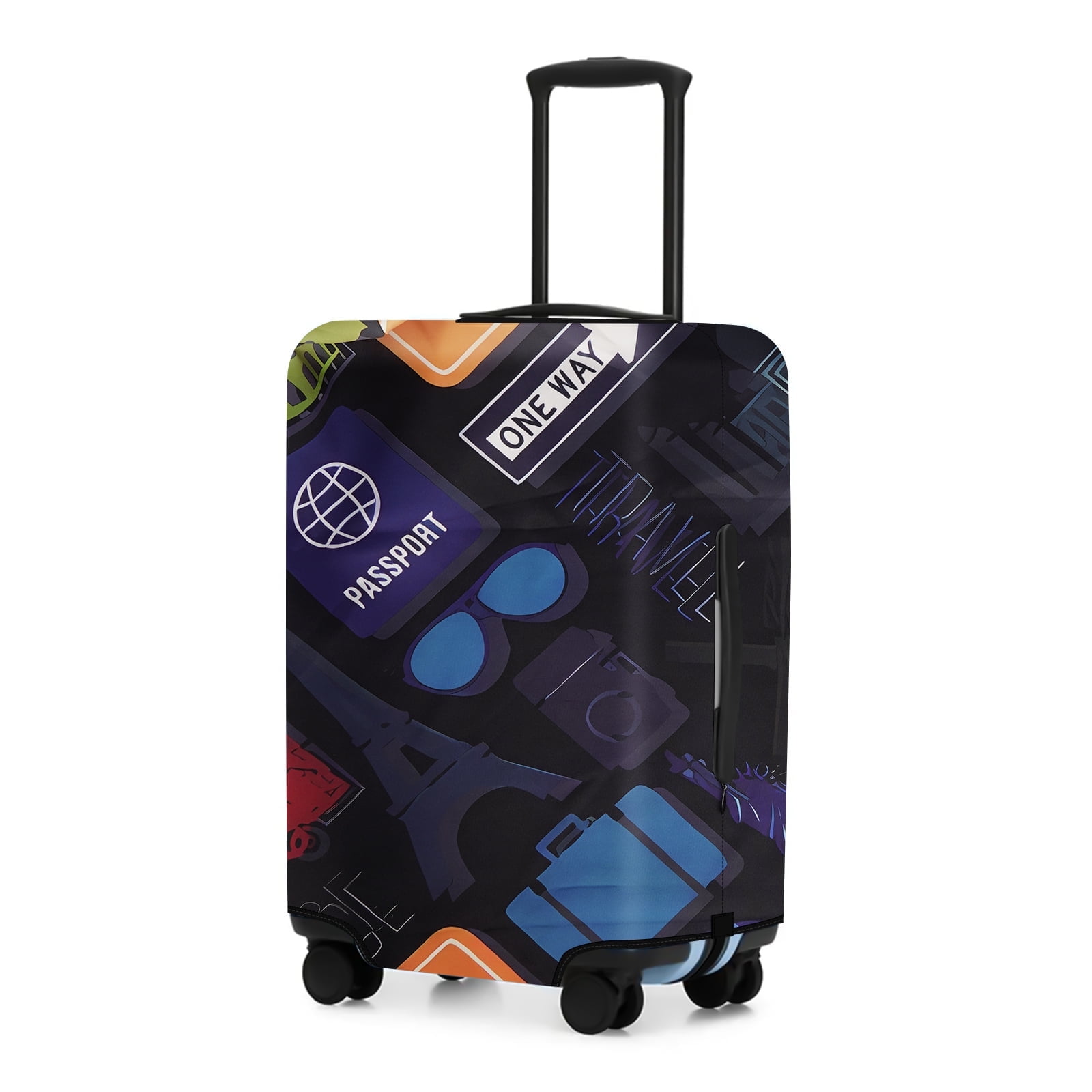 DODAMOUR Travel Luggage Cover Protector, Washable Elastic Suitcase ...