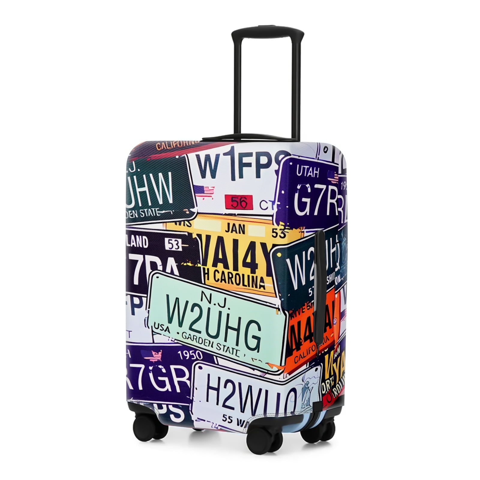 DODAMOUR Travel Luggage Cover Protector, Washable Elastic Suitcase ...