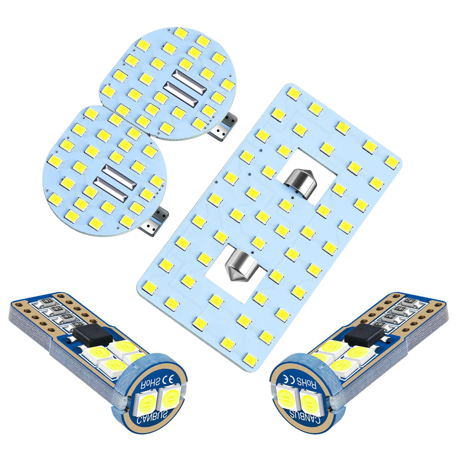 DODOFUN White LED Interior KEF16 Dome Ceiling Reading Light Kit and ...