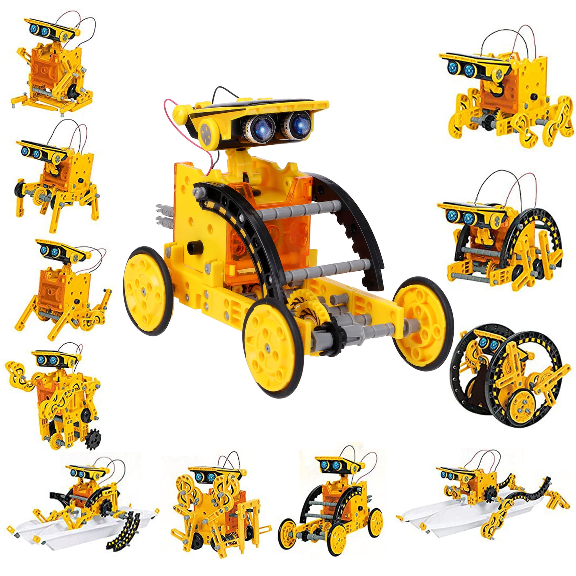 Marvel Legends Solar Robotics For Kids CIRO 12-in-1 Solar Robot Kit ...