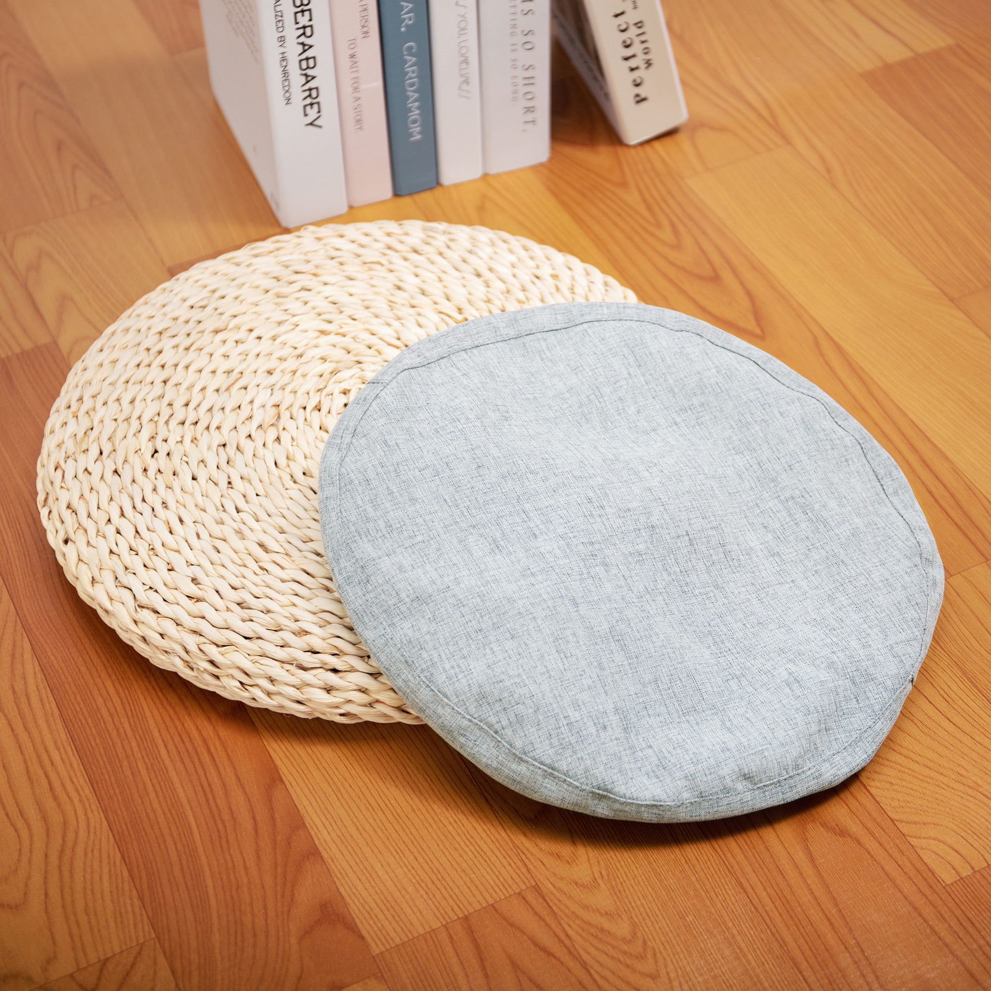 DODOING Floor Sitting Cushion Footstool Janpanese Round Seating Foot ...