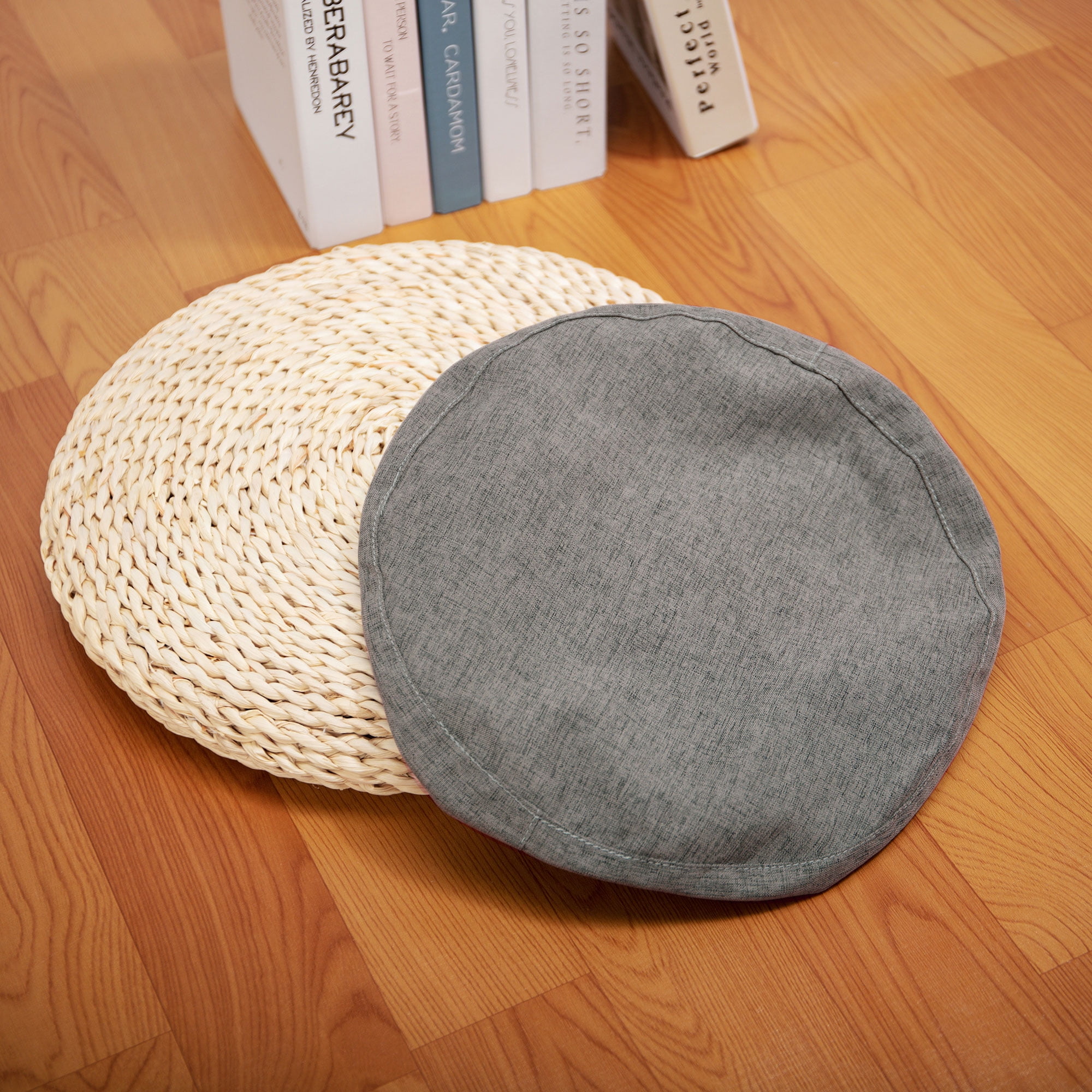 DODOING Floor Sitting Cushion Footstool Janpanese Round Seating Foot ...