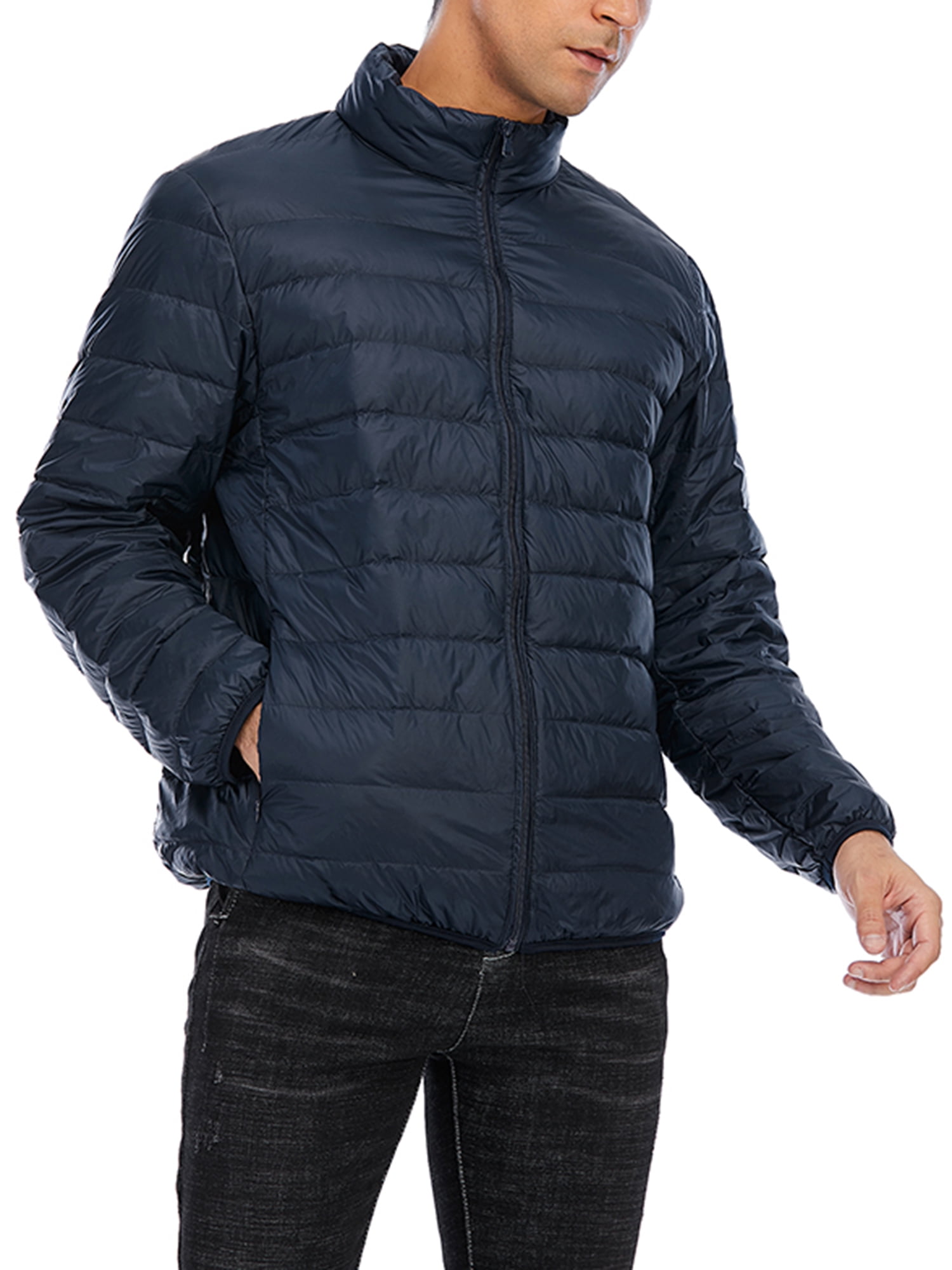 DODOING Men's Lightweight Down Jackets Puffer Jacket Winter Coats ...