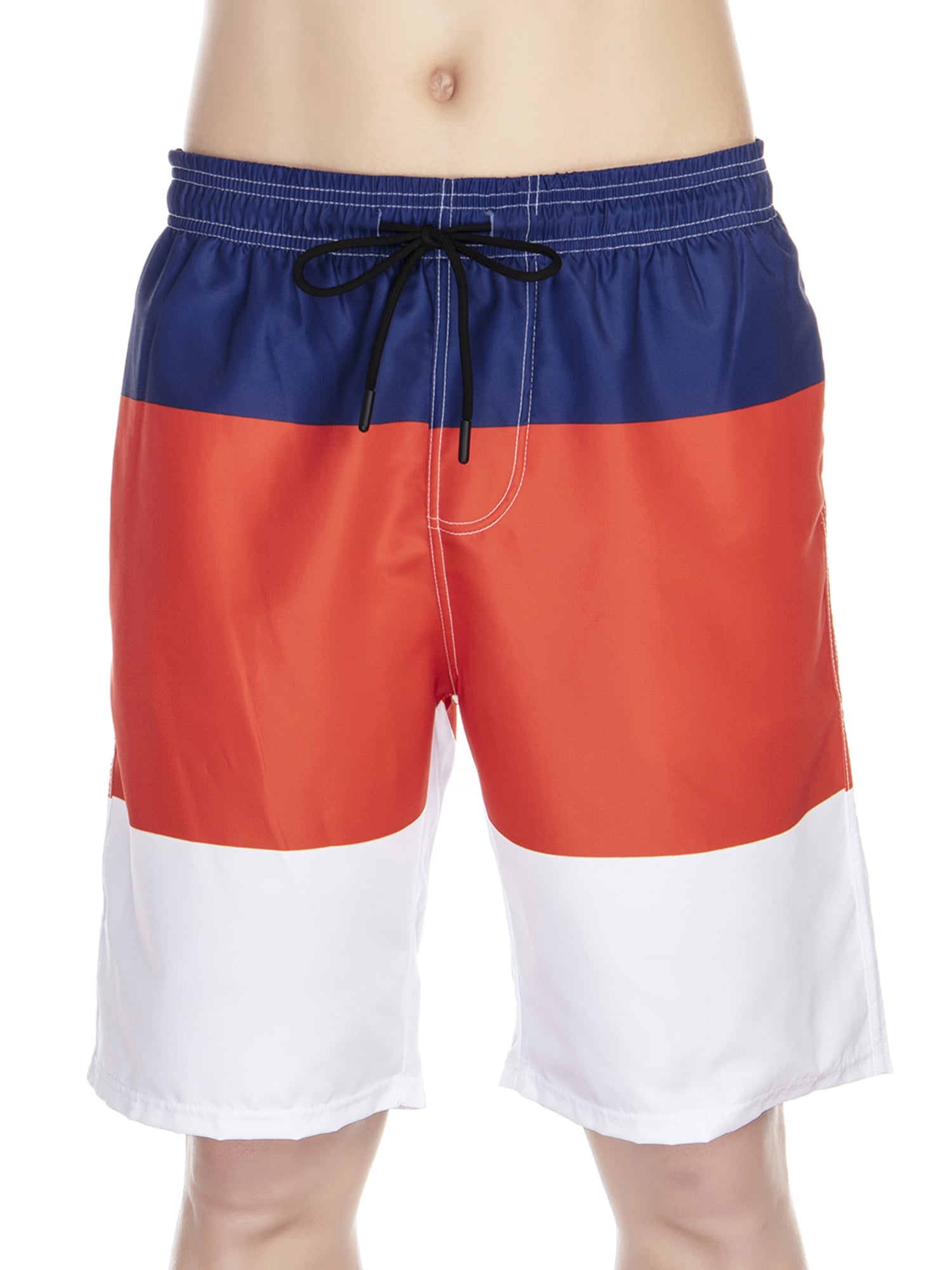 Men's Color-Block Swim Trunk Quick Dry Swim Shorts Bathing Suits with ...