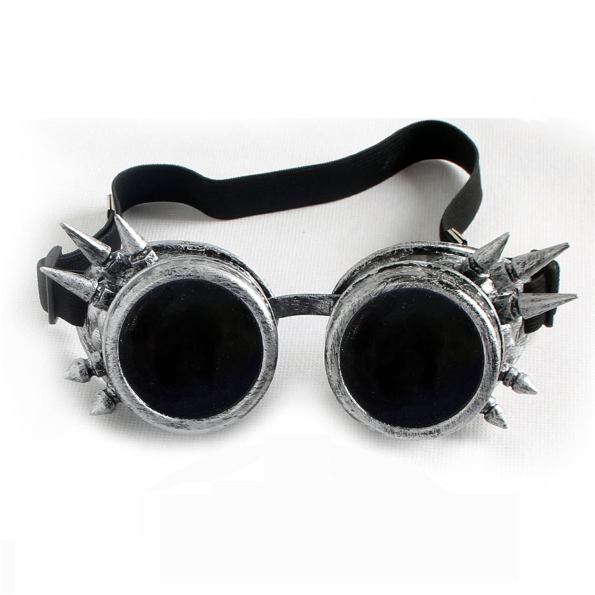 DODOING Steampunk Goggles Vintage Spiked Goggles Glasses Welding Cyber ...