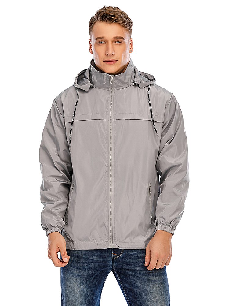 DODOING Windbreaker Jackets for Men Lightweight Windbreaker Jacket ...