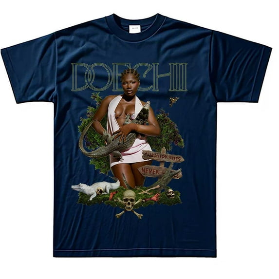 DOECHII Print T-shirt Summer Unisex Short-sleeved Fashion Y2K Casual ...