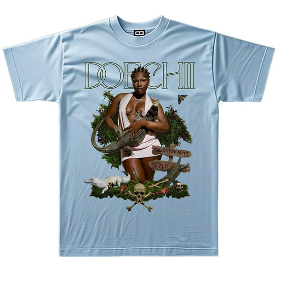 DOECHII Print T-shirt Summer Unisex Short-sleeved Fashion Y2K Casual ...