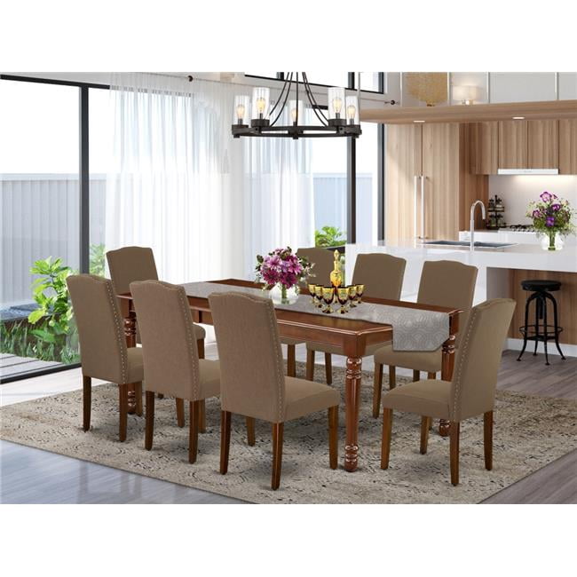 Mahogany Dining Room Table And 8 Chairs
