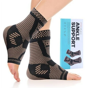 EARKITY Compression Socks, Ankle Compression Socks, Toeless Socks ...