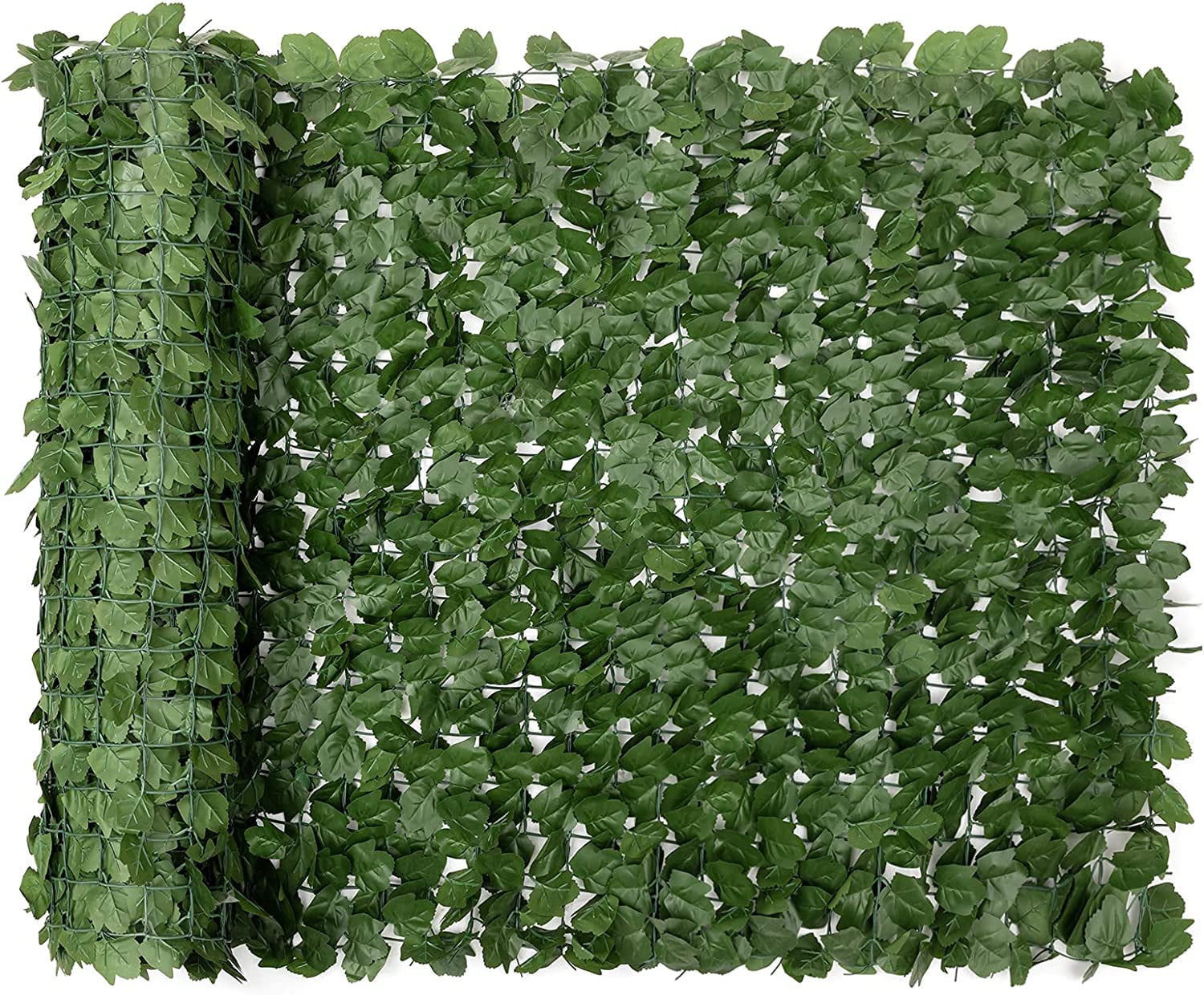 DOEWORKS Artificial Ivy Privacy Fence Screen, 39" x 118" Artificial ...