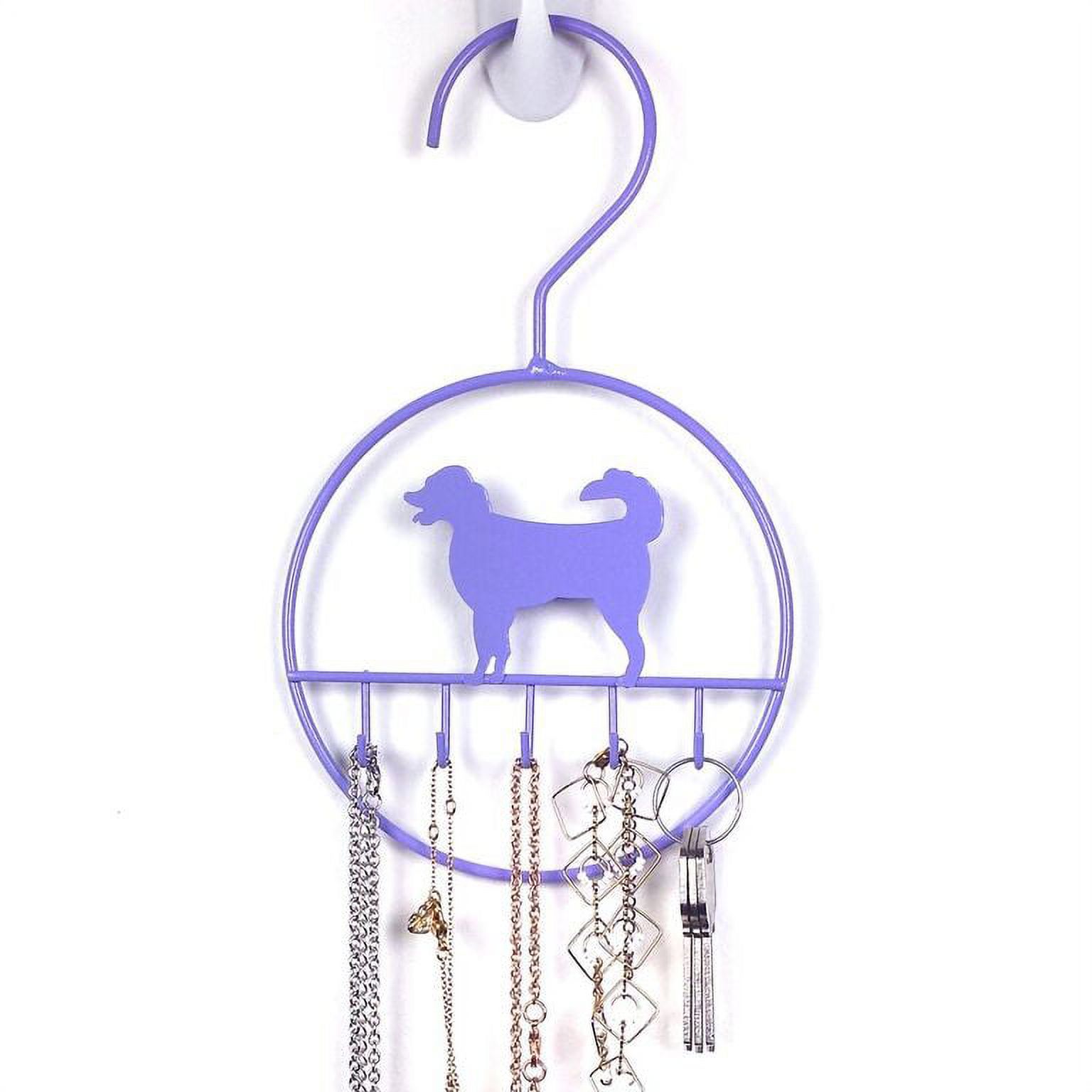 DOG Hanger Wall Mount Jewelry Key Organizer - Cute Dog Design Hanger ...