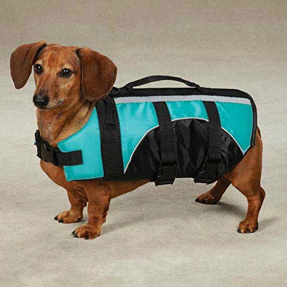 DOG LIFE JACKET Aquatic Pet Preserver Water Safety Vests for Dogs Swim ...