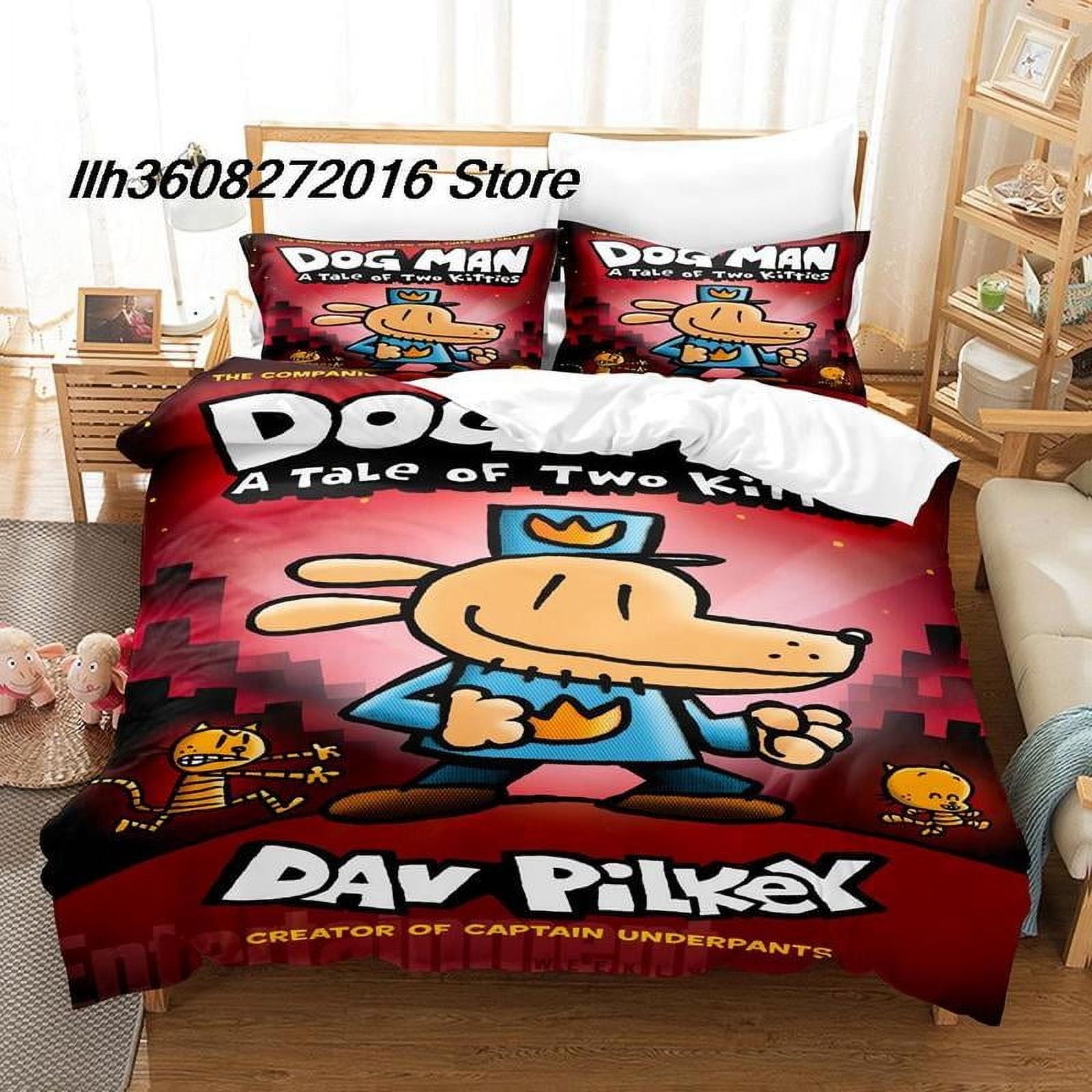 DOG MAN Bedding Set Single Twin Full Queen King Size Bed Set Aldult Kid ...