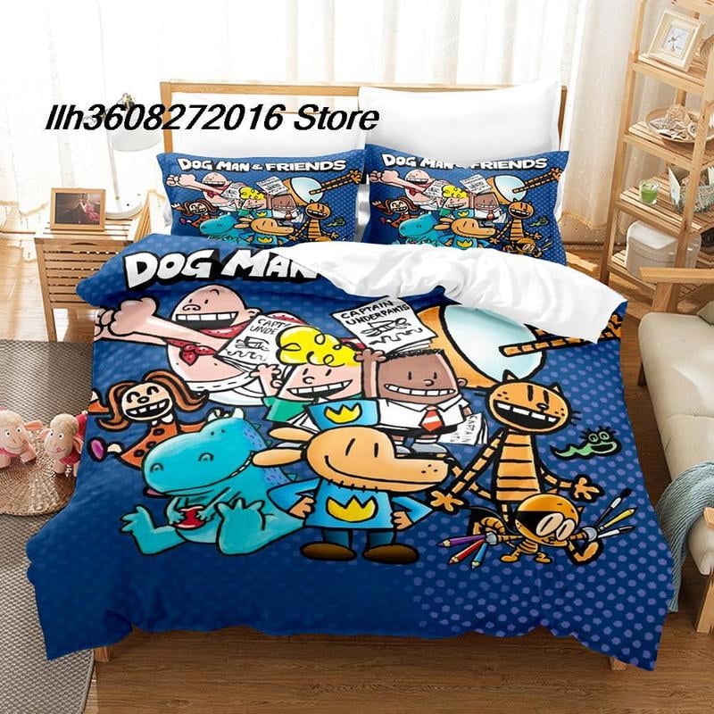 DOG MAN Bedding Set Single Twin Full Queen King Size Bed Set Aldult Kid ...