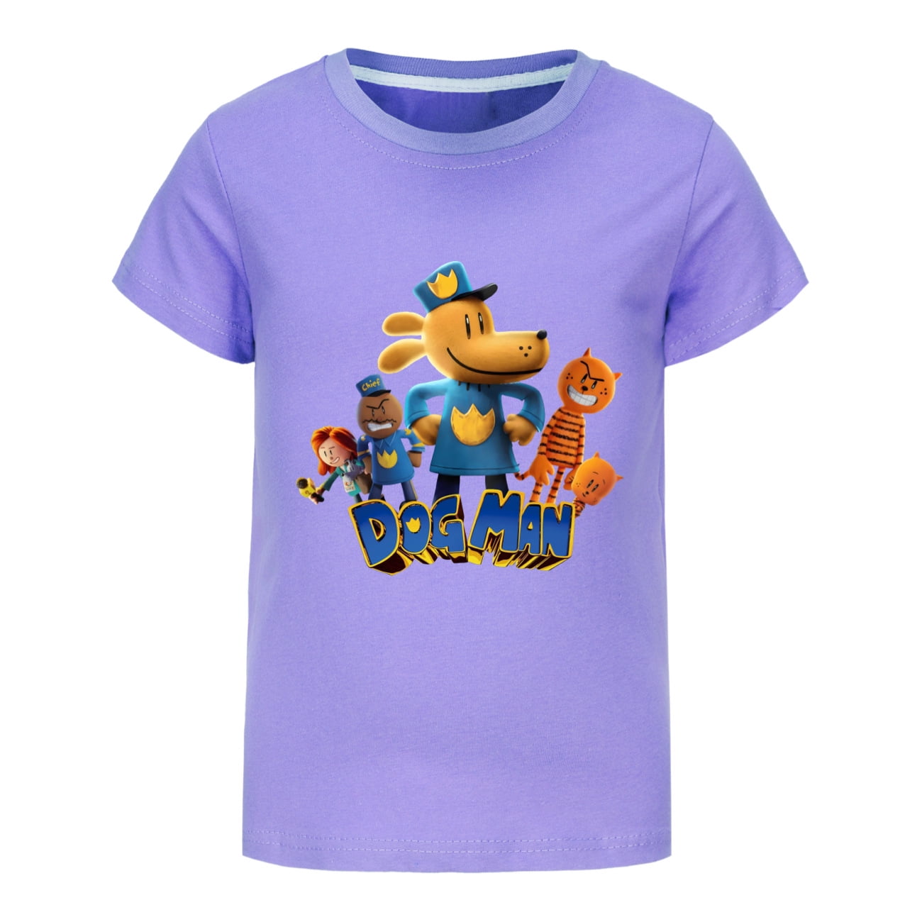 DOG MAN Summer round-neck printed short-sleeved T-shirt and Shorts Set ...
