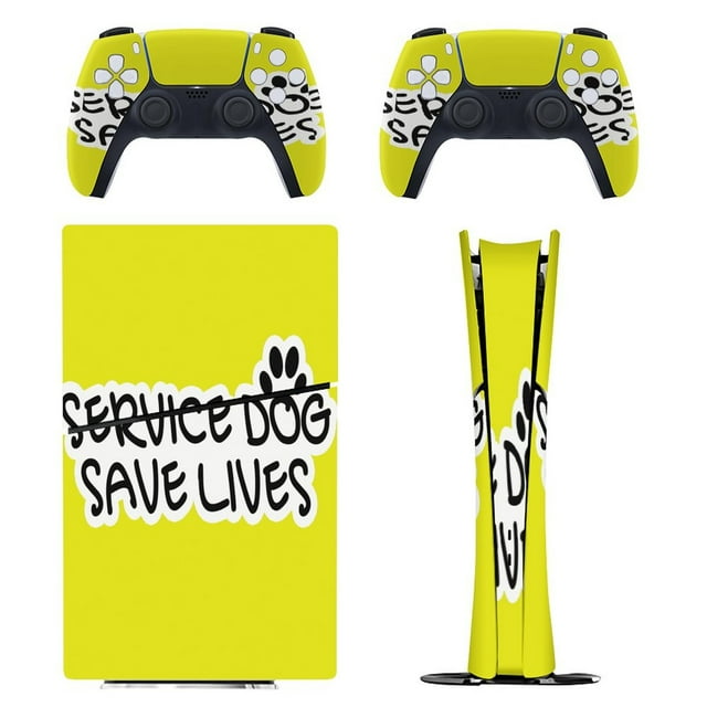 DOG PS5/PS5 Slim Digital Disc Skin Sticker For Console And Controller ...