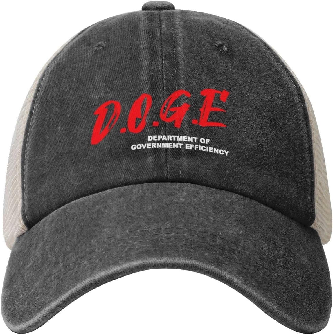DOGE Hat Department of-Government-Efficiency Cowboy Mesh Cap Adjustable ...