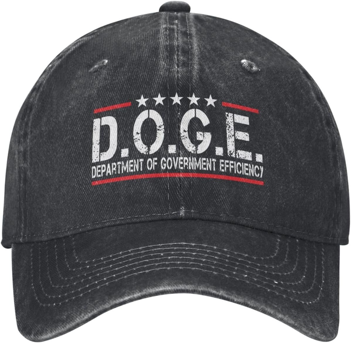 DOGE Hat Department of-Government-Efficiency Wash Fashion USA Flag ...