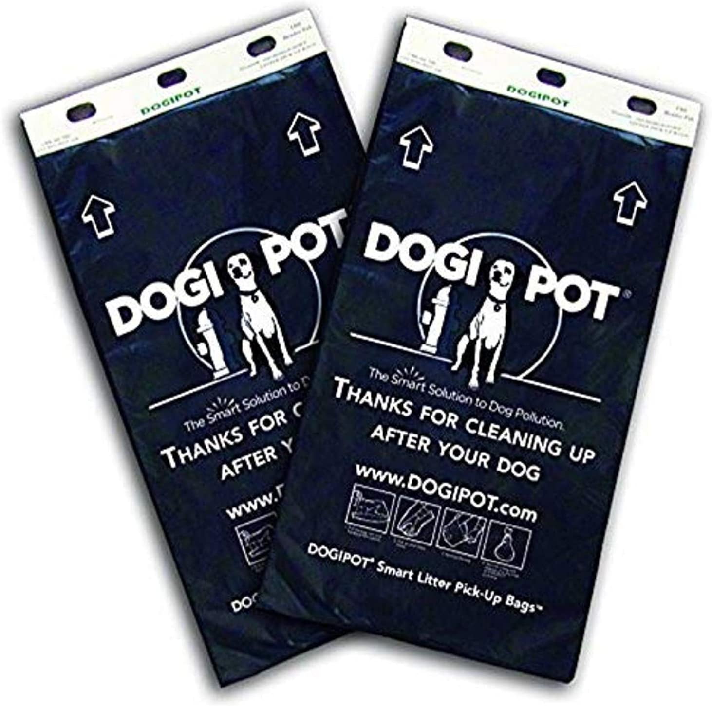 DOGIPOT 2,000 Smart Litter Pick Up Bags, 20 Header Pack Case - Walmart.com