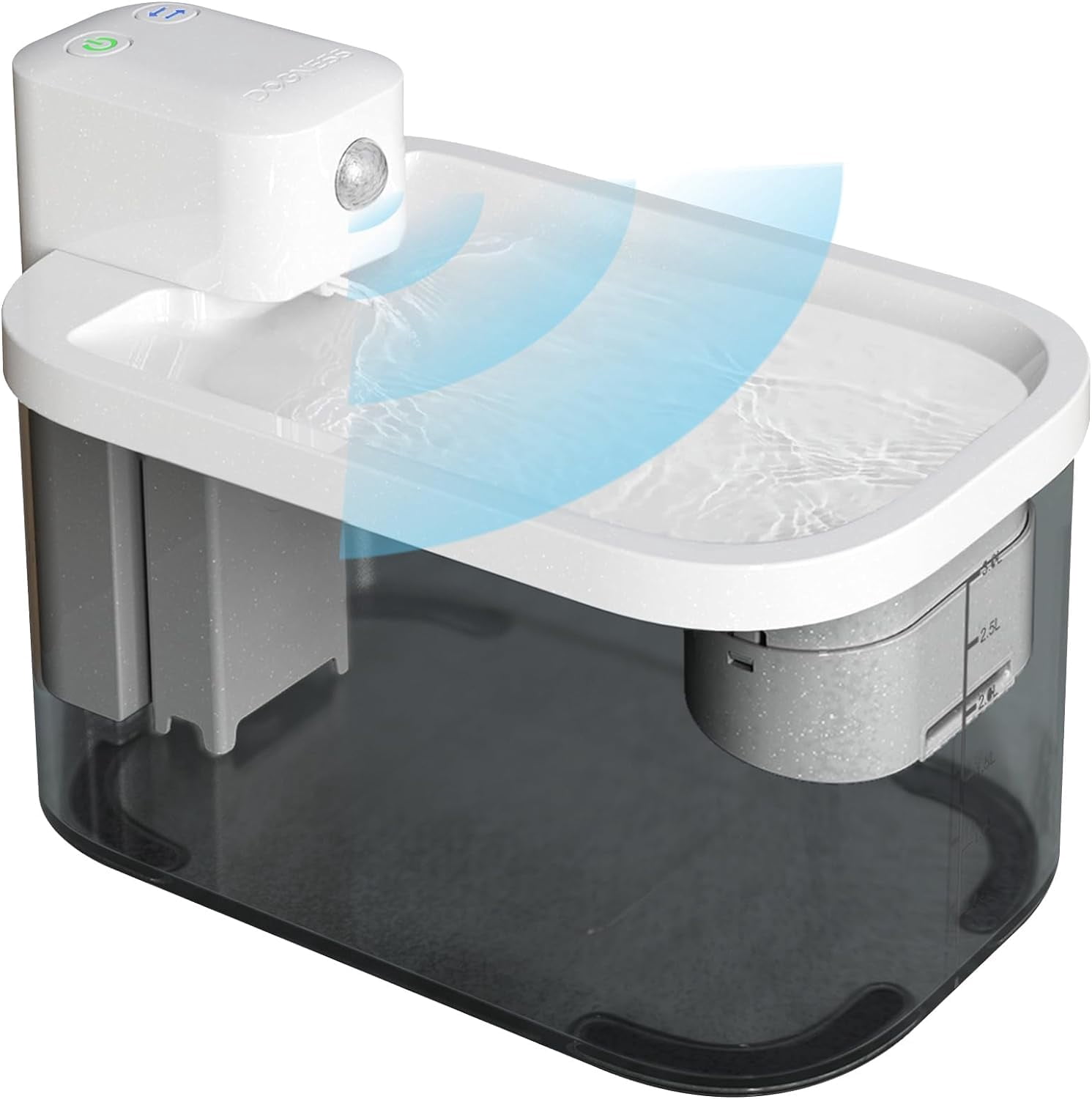 DOGNESS 3.2L Wireless Cat Water Fountain, Upgrade Ultra Pet Fountain ...