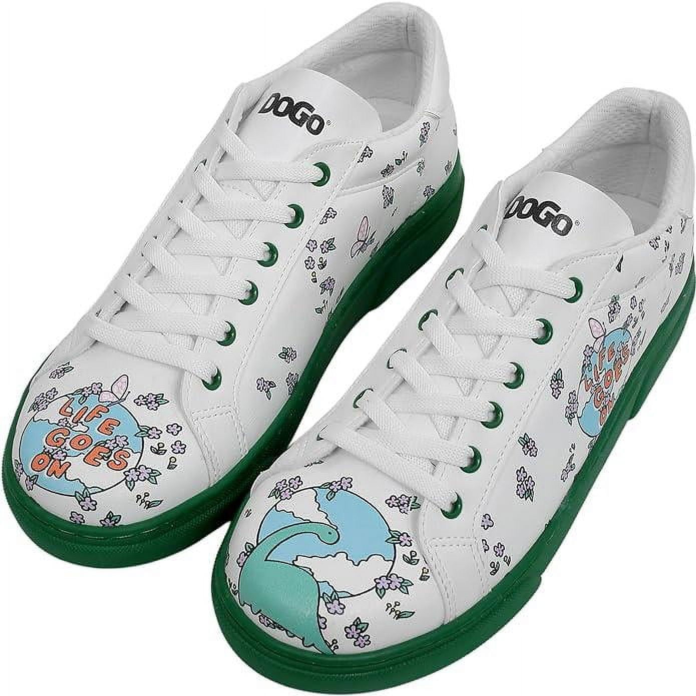 DOGO White Sneakers for Women - Handmade Women's Fashion Sneakers ...