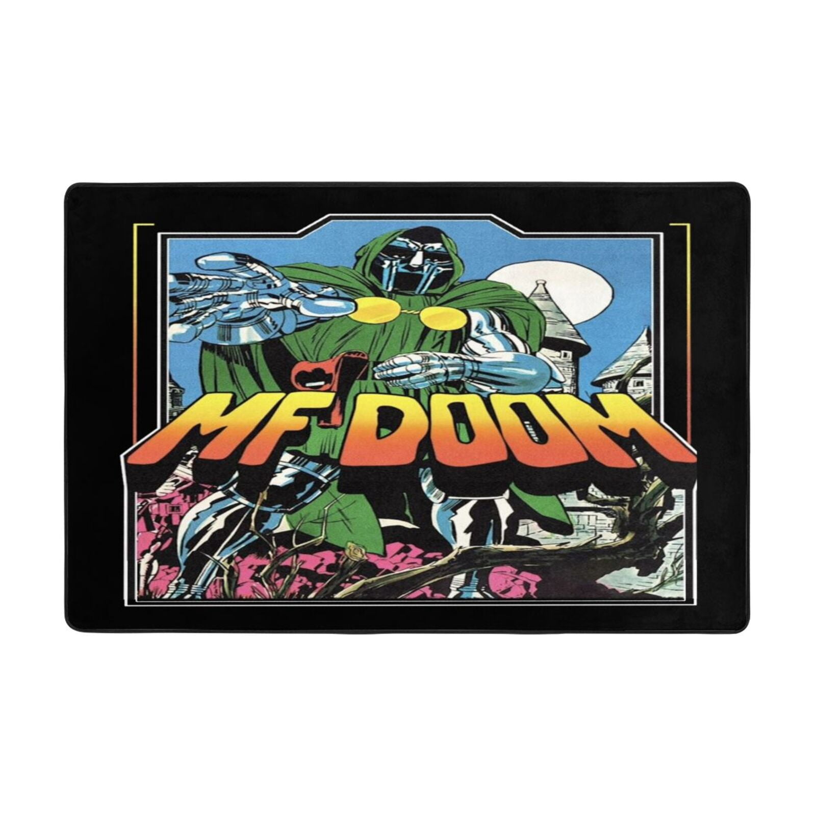 Mf Doom Area Rugs Kid Bedroom Soft Mat Carpet Non-Slip Washable Bath ...